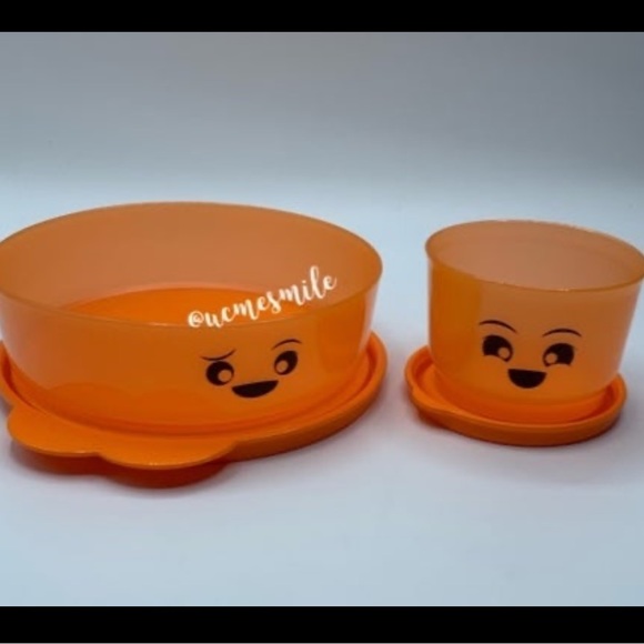 Tupperware | Kitchen | Tupperware Smiley Emoji Lunch Set | Poshmark